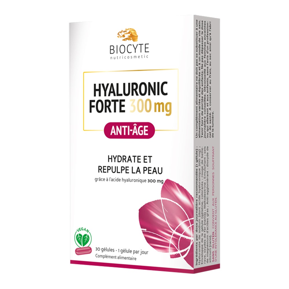 Biocyte Hyaluronic Forte Full Spectrum Pack X 90 Capsules 3x30 Gélules ...