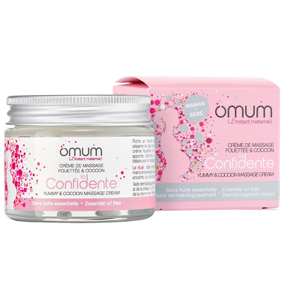 Omum Organic Cocooning Whipped Body Cream La Confidente 50ml - Easypara