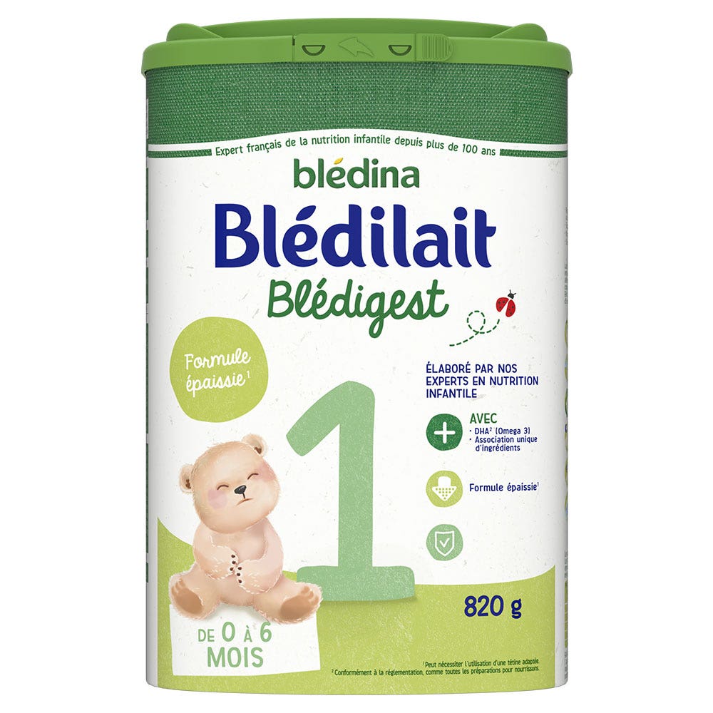Blédina Blédilait Blédigest 1st age 0 to 6 months 820g - Blédina 820g ...