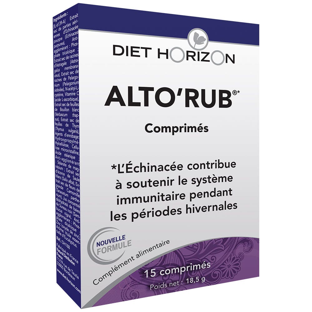Diet Horizon Alto'rub X 15 Tablets - Easypara