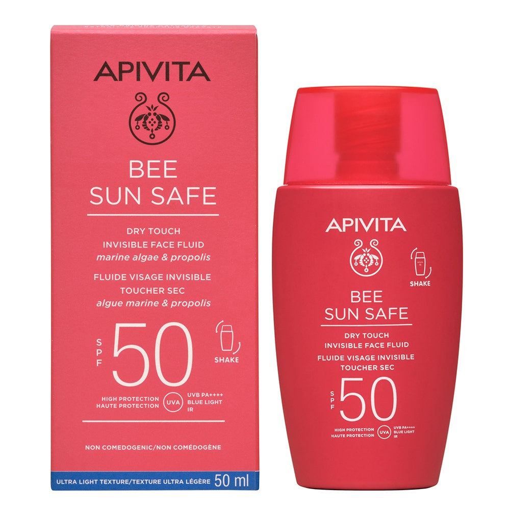 Apivita Bee Sun Safe Invisible Face Fluid SPF50 50ml - Easypara