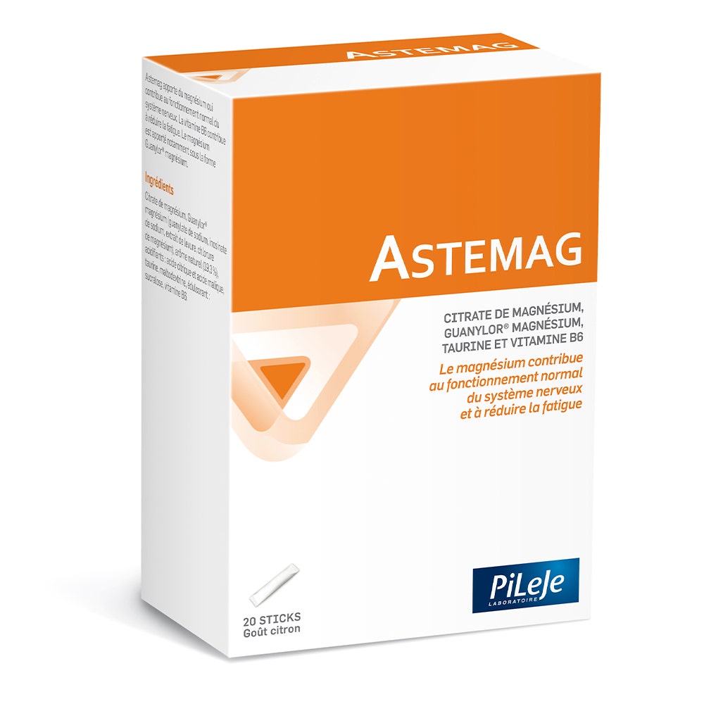 Pileje Astemag Astemag Dietary Supplement 20x4g Sticks 20 sticks - Easypara