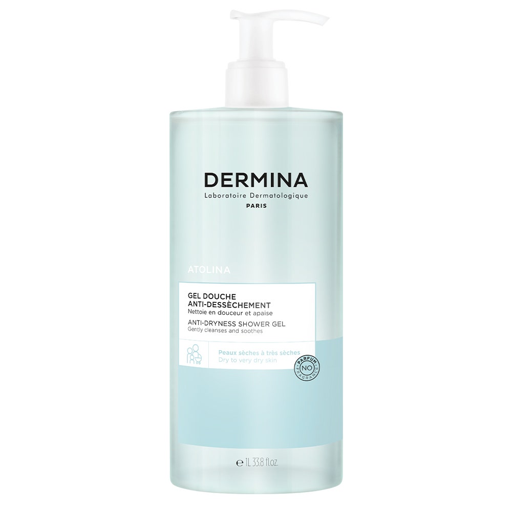 Dermina Atolina Soothing Shower Gel 1l - Easypara
