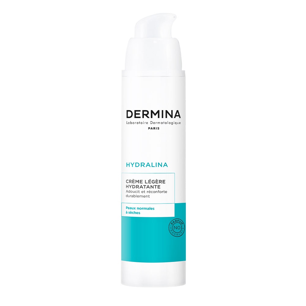 Dermina Hydralina Light Moisturising Cream Normal To Dry Skins 50 ml ...