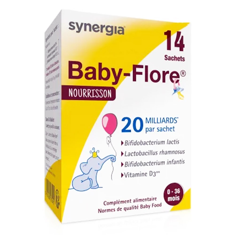 Synergia Baby Flora X 14 Sachets 14 Sachets de 1g - Easypara
