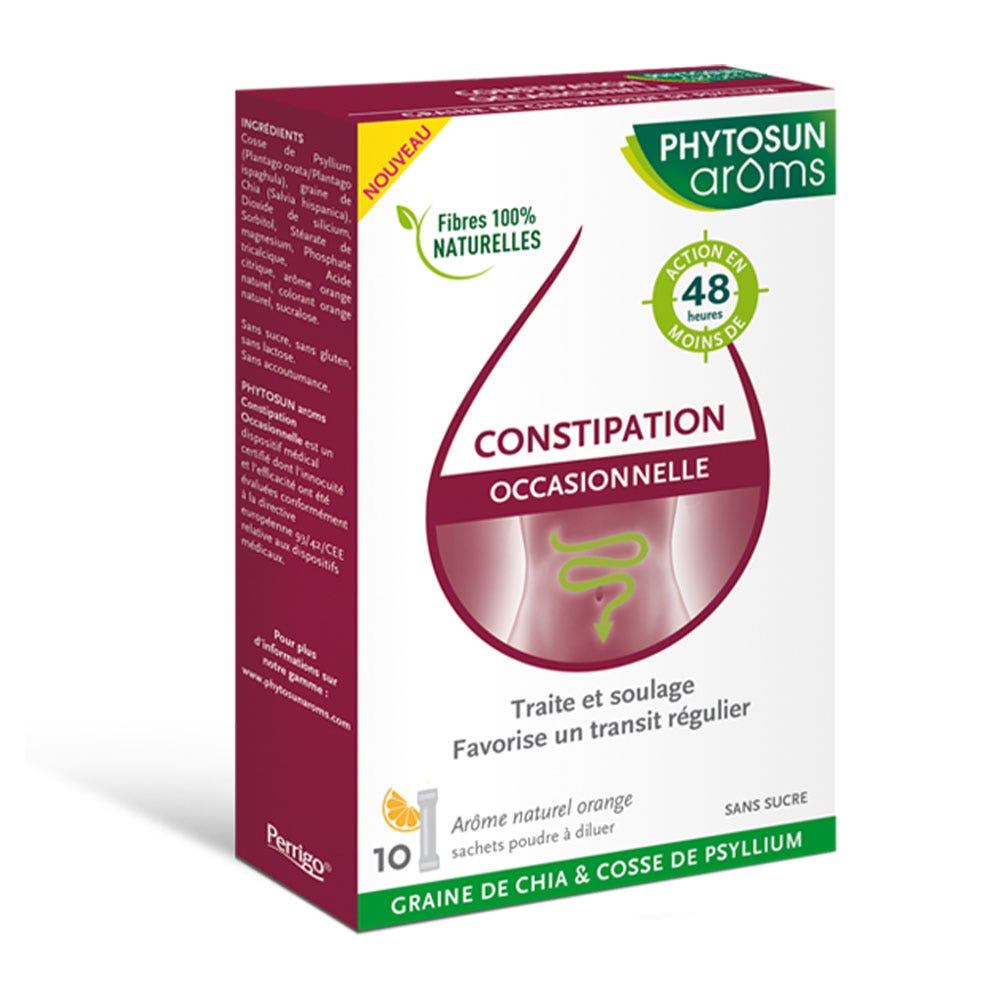 Phytosun Aroms Occasional constipation Natural Orange Flavour x10 ...