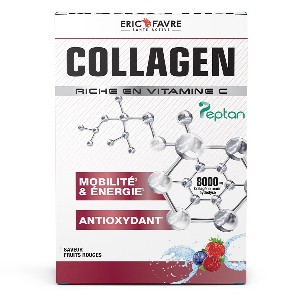 Eric Favre Collagen Peptan Red Fruit Flavour Mobility, Energy ...