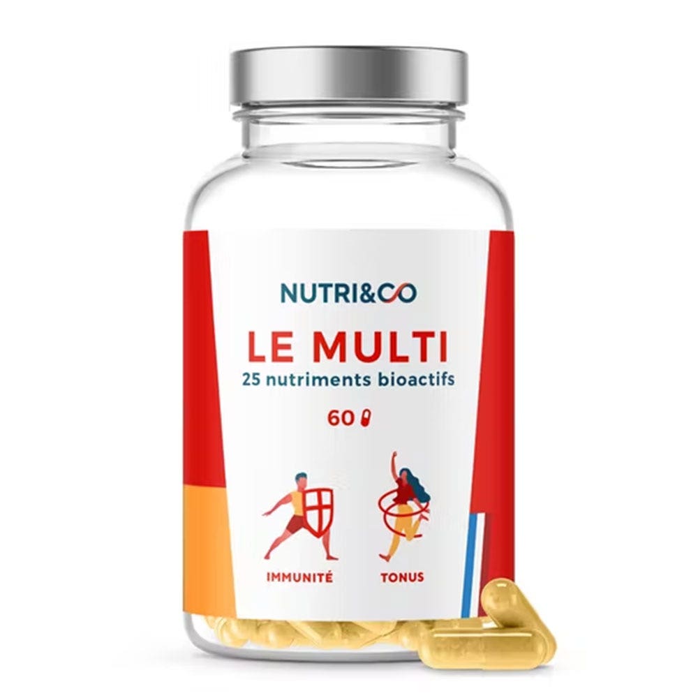 NUTRI&CO The Multi 25 bioactive nutrients Immunity and antioxidants 60 ...