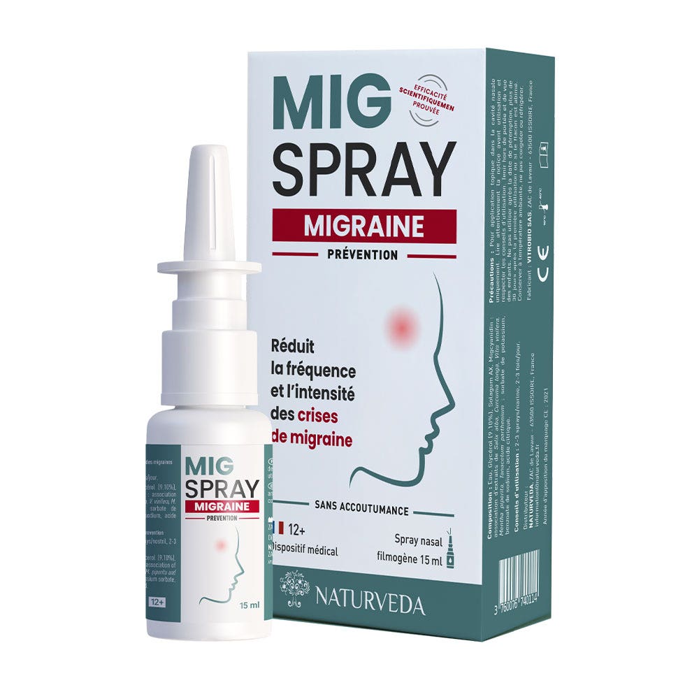 Mig Spray Migraine Spray 15ml - Easypara