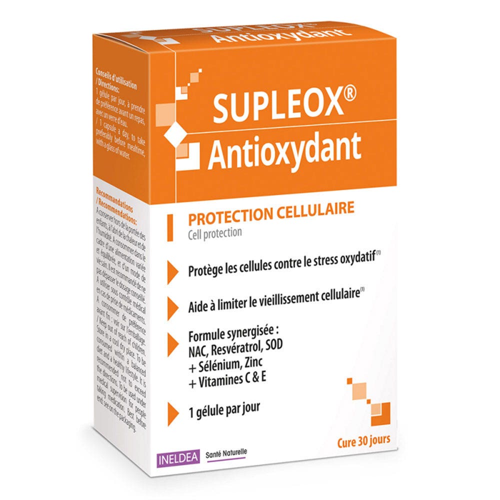 Ineldea Santé Naturelle Supleox® Antioxidant Cell Protection 30 ...