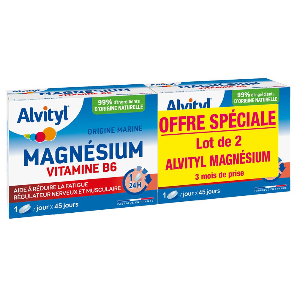 Alvityl Magnesium Vitamin B6 2x 45 tablets - Easypara