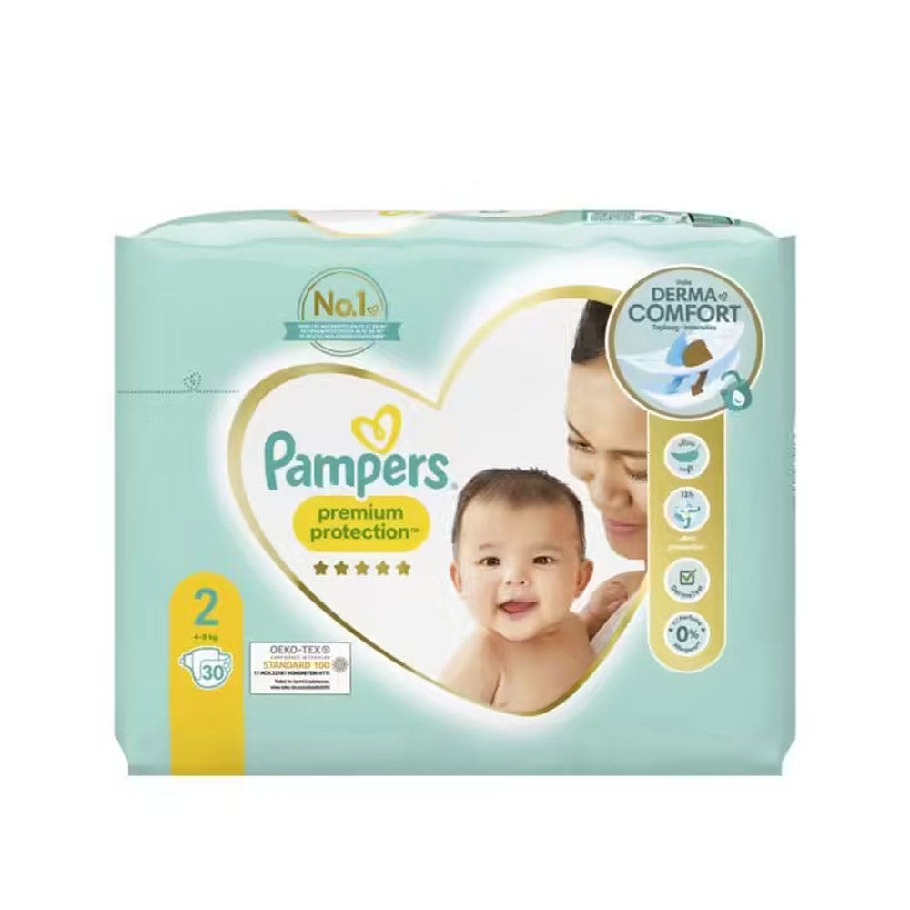 Pampers Premium Nappies Size 2 4-8kg x30 - Easypara