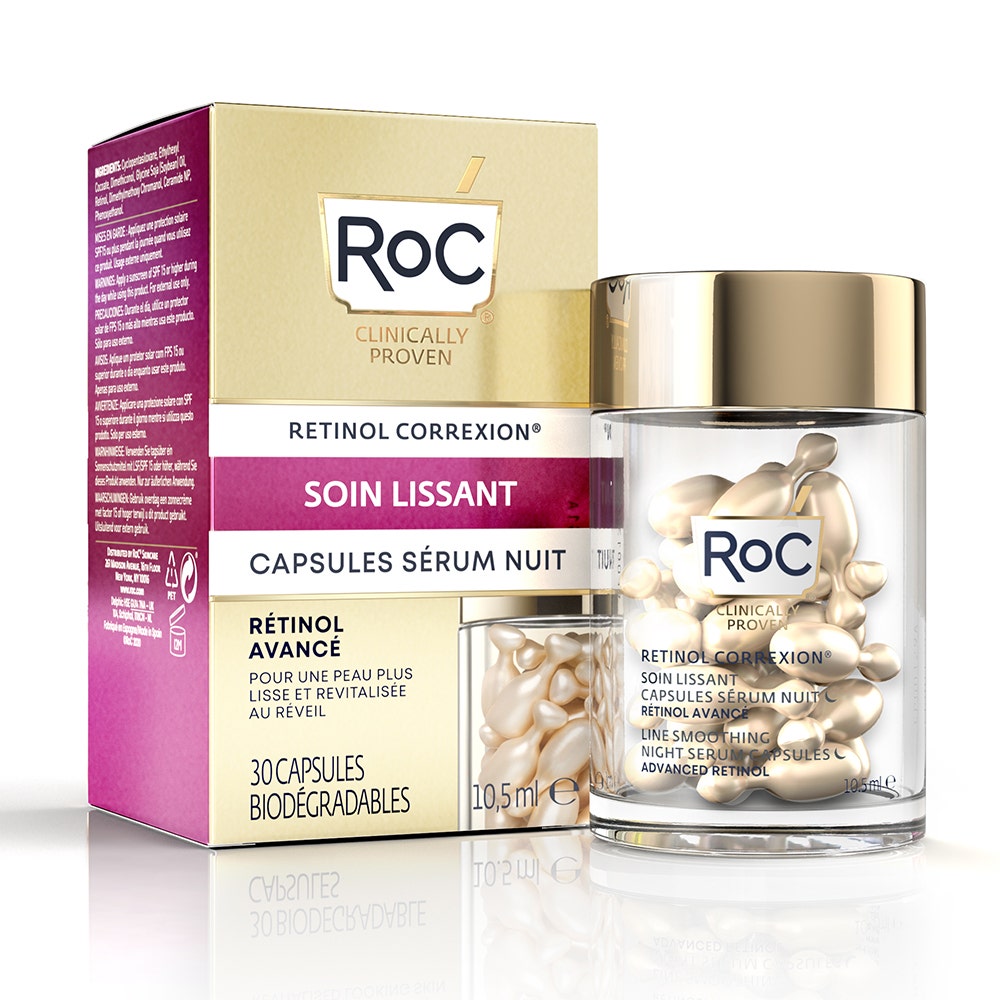 Roc Smoothing Care Capsules Night Serum x30 - Easypara