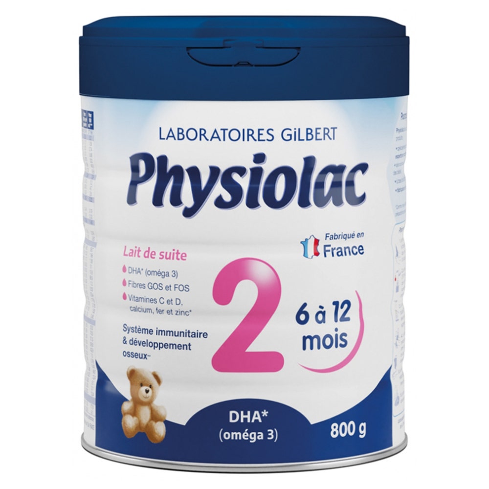 Physiolac 2 Milk Powder From 6 to 12 months 800g - Easypara