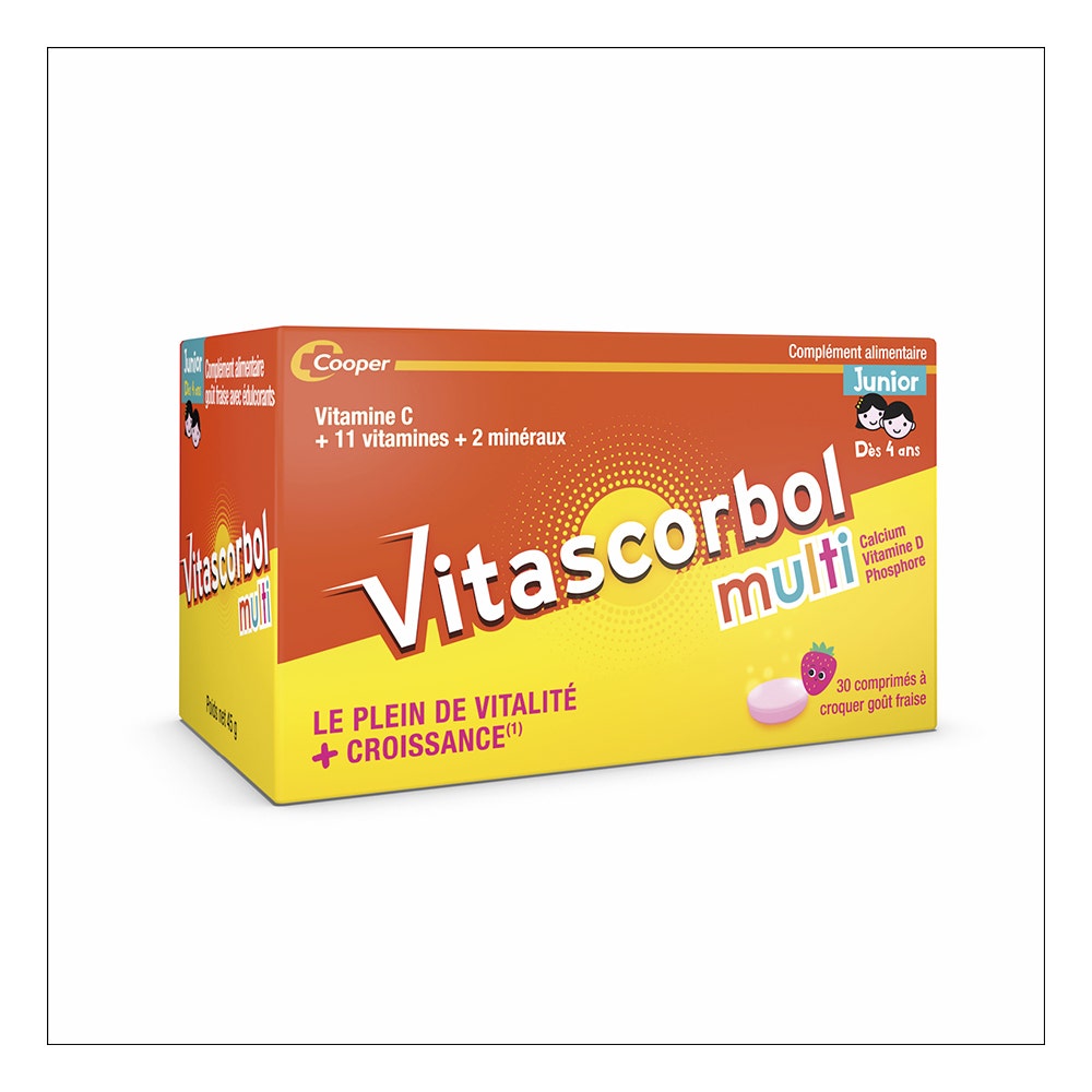 Vitascorbol Multi Junior 30 chewable tablets - Easypara