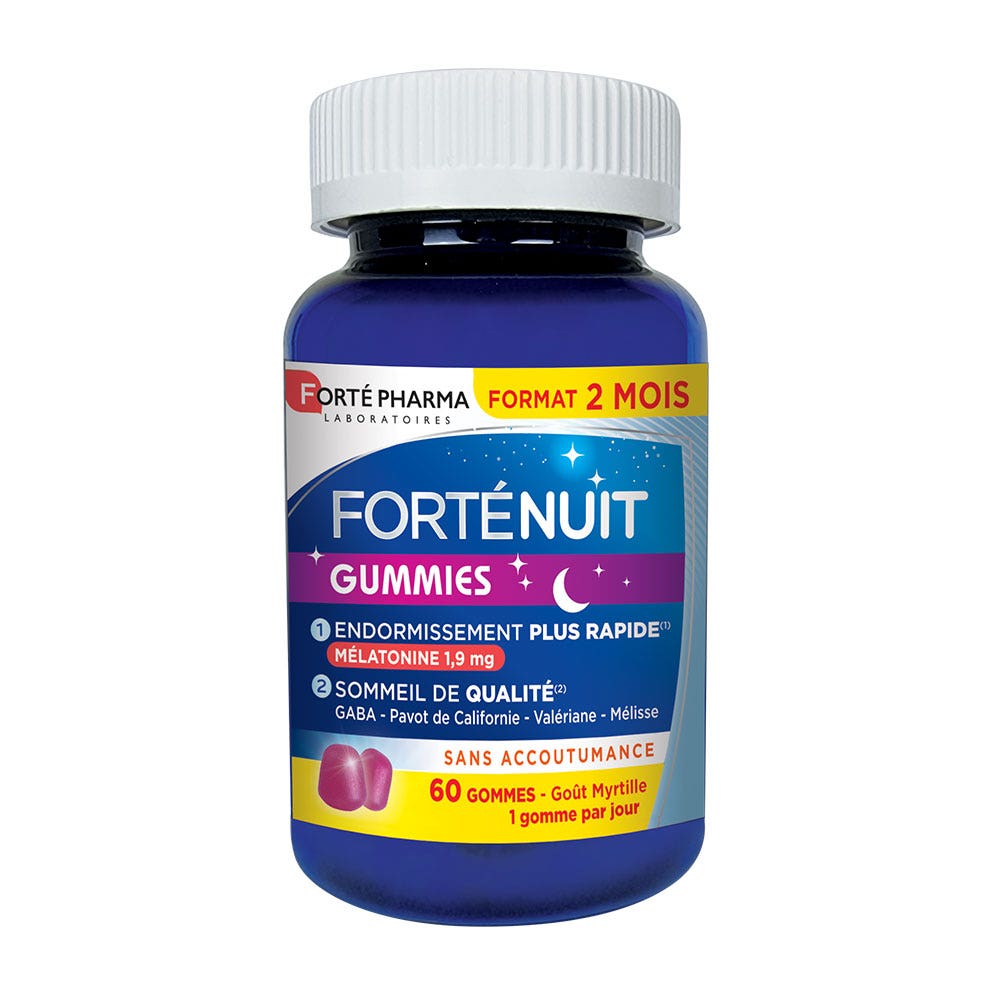 Forté Pharma Forté Night Forté Nuit 60 Gummies - Easypara