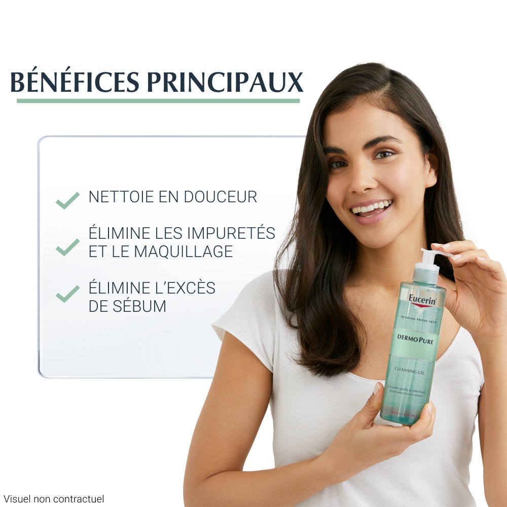 Eucerin Dermopure Cleansing Gel 400ml Easypara