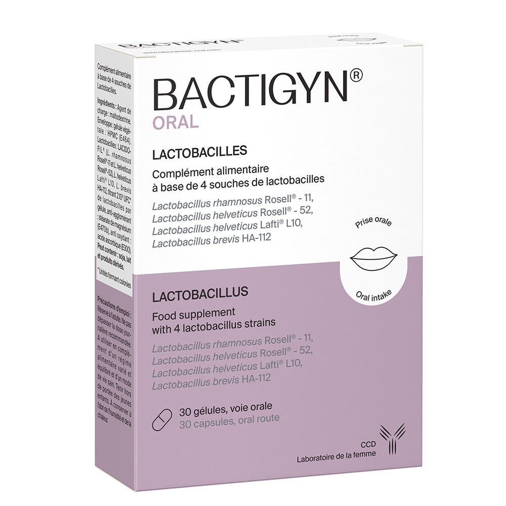 Ccd Bactigyn Oral x30 capsules - Easypara