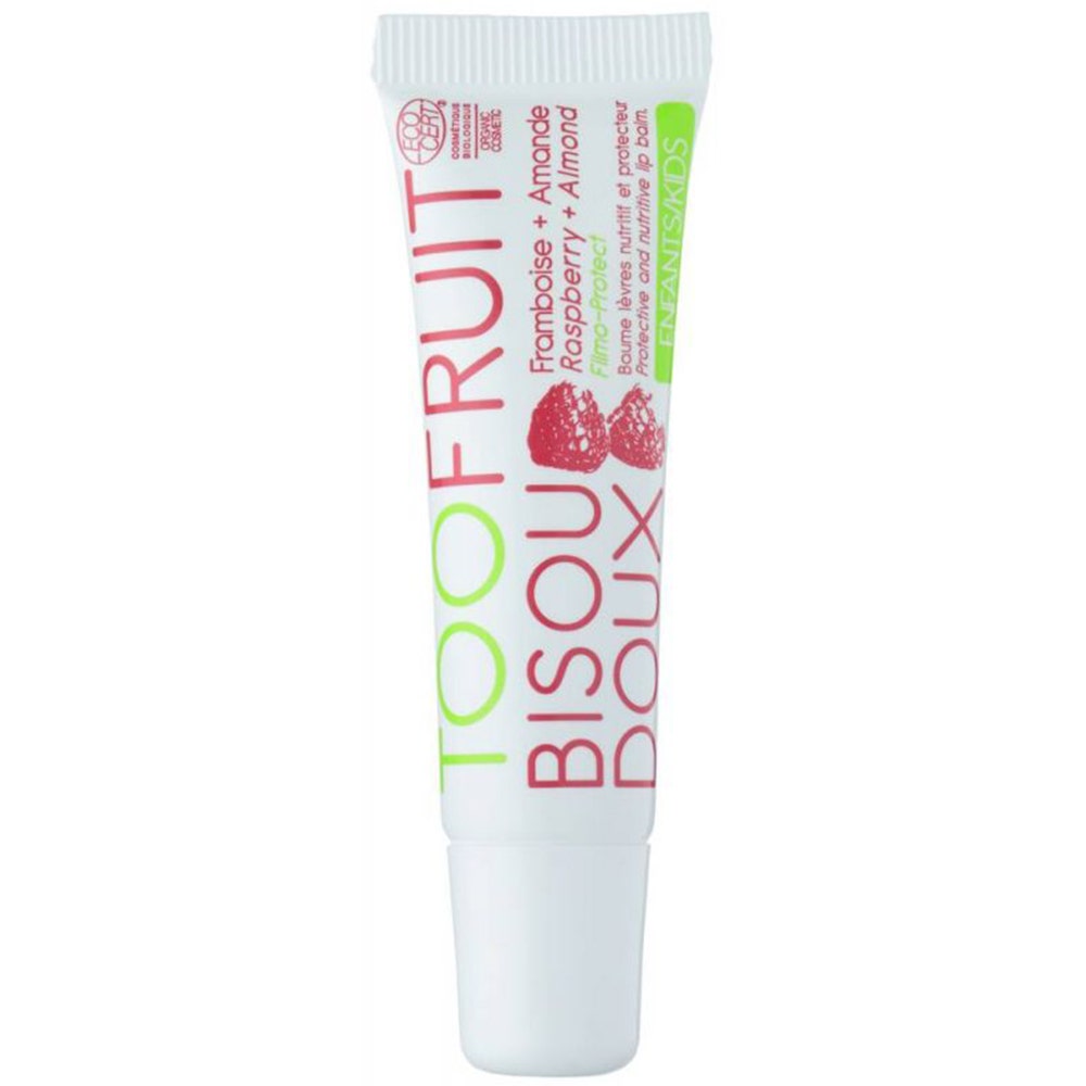 Toofruit Bisou Doux Raspberry and Almond Nourishing Protective Lip Balm 10ML - Easypara