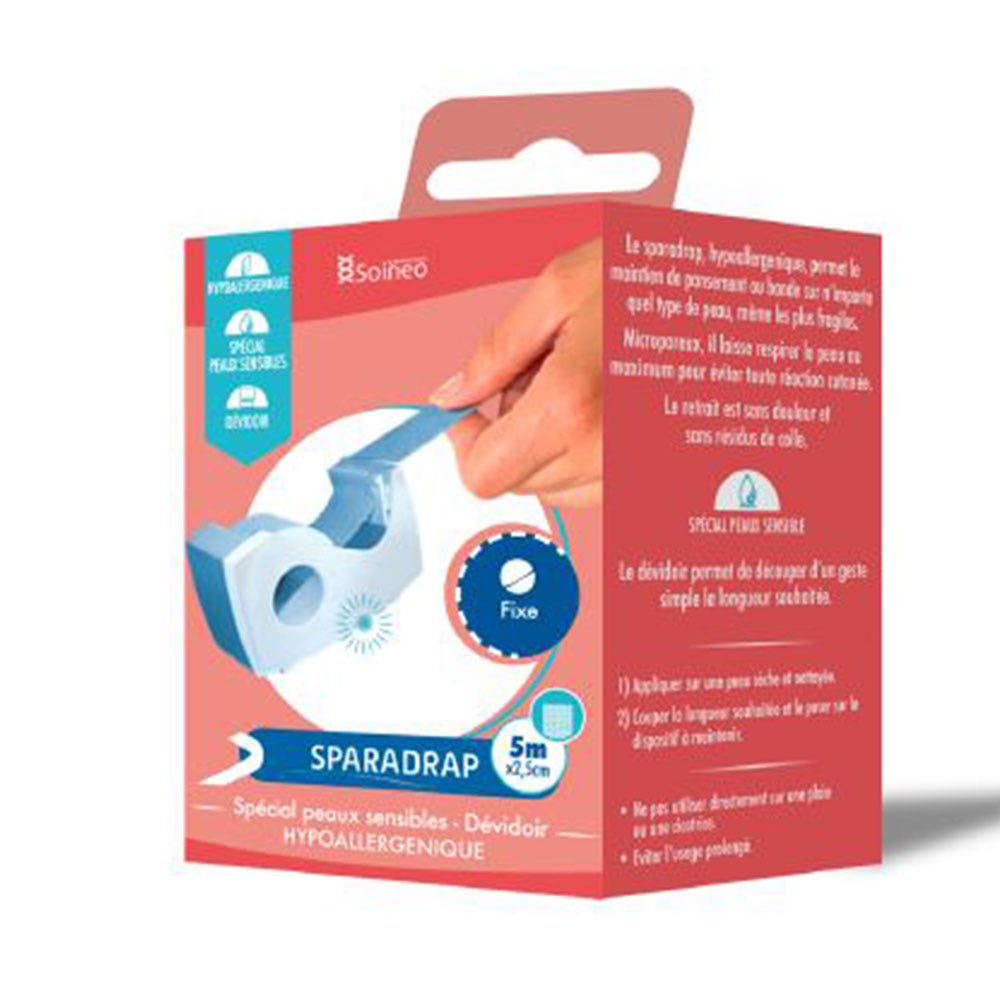 Soineo Plaster with dispenser 5mx2.5cm Special for Sensitive Skin 1 ...