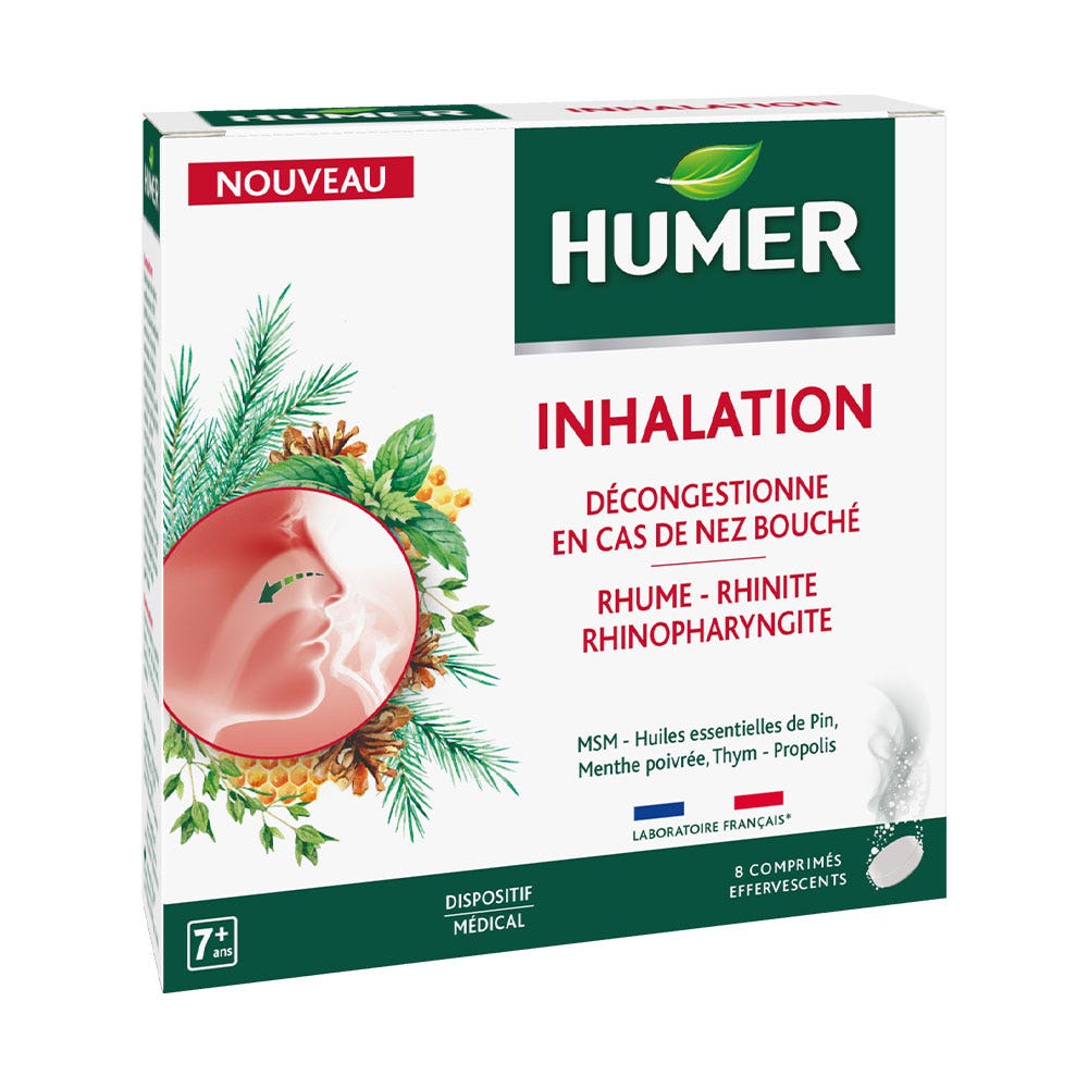 Humer Inhalation 8 effervescent tablets - Easypara
