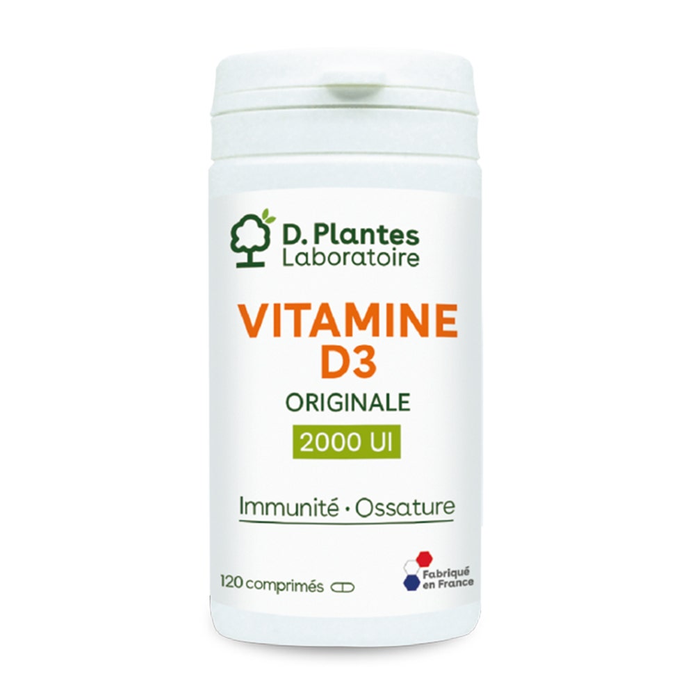 D. Plantes Vitamin D3 2000 IU Original 120 Tablets - Easypara