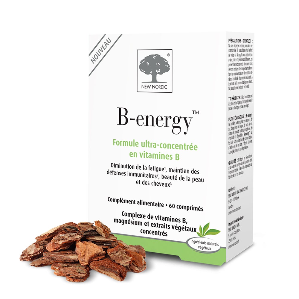 New Nordic B-Energy 8 Vitamins Complex 60 tablets - Easypara