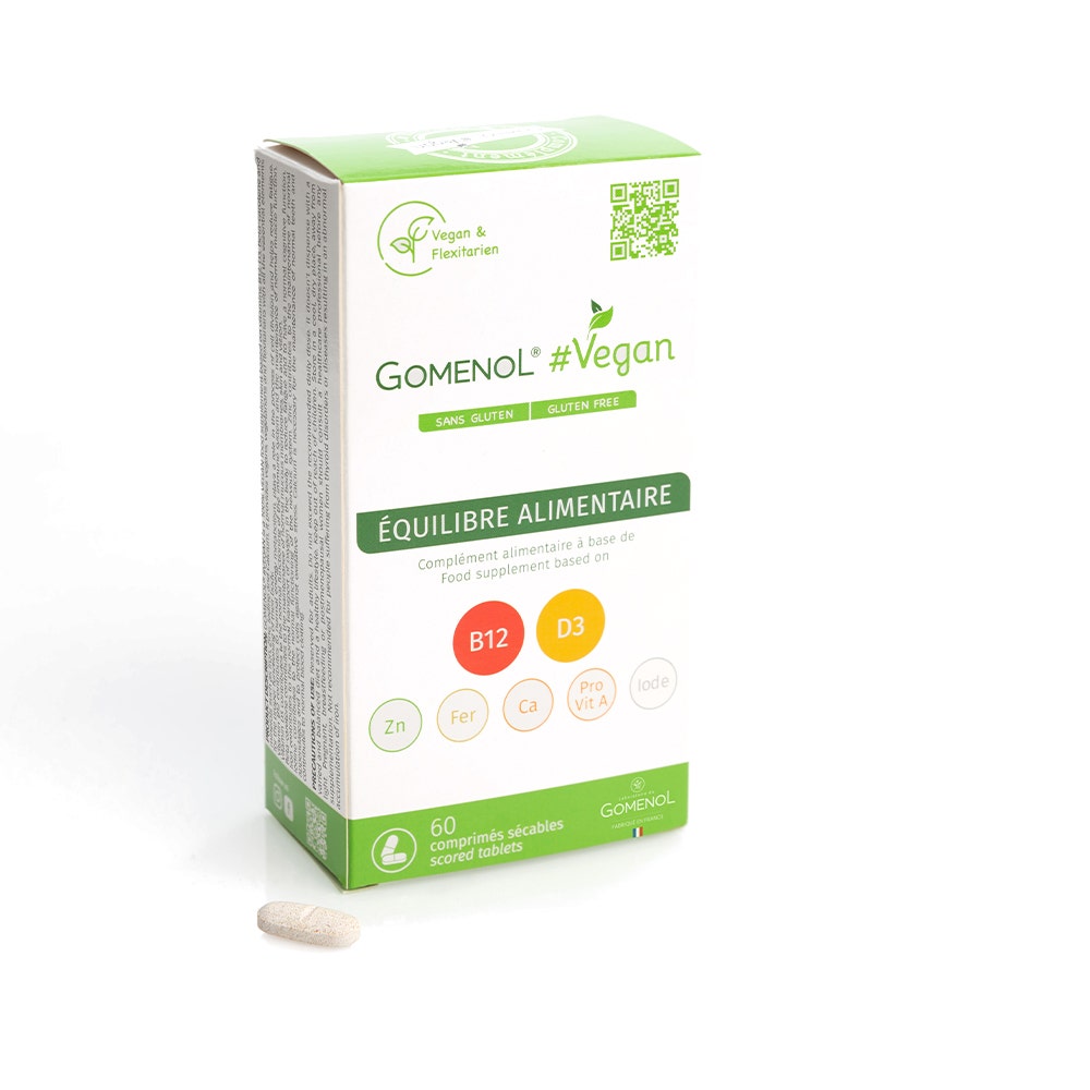 Gomenol A balanced diet Vegan 60 tablets - Easypara