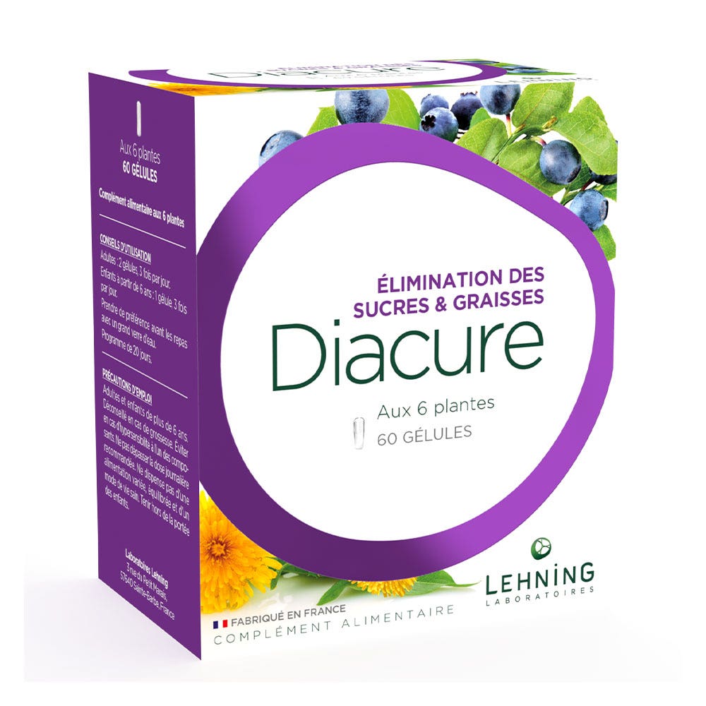 Lehning Diacure x60 Capsules - Easypara