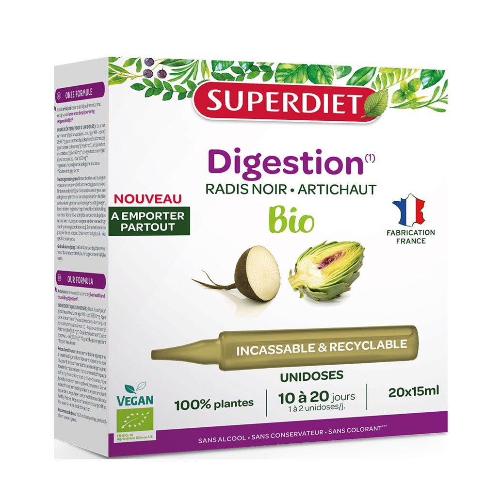 Superdiet Digestion Bioes 20 single-dose 15ml - Easypara