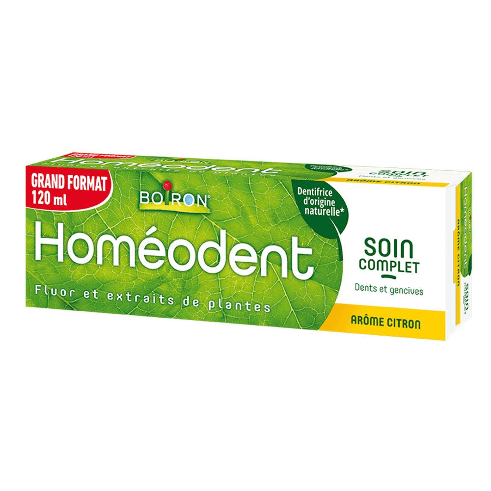 Boiron Homeodent Toothpaste Complete Care For Teeth And Gums Lemon ...