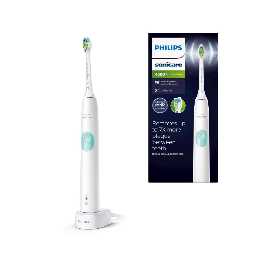 Philips Sonicare Electric Toothbrush 4300 White HX6807/24 - Easypara