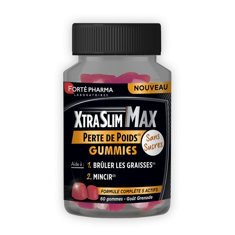Forté Pharma XtraSlim Max Weight Loss Gummies x 60 - Easypara