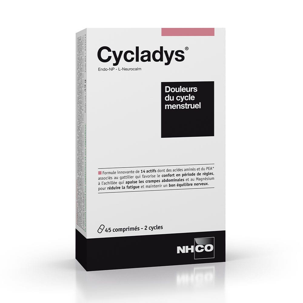 Nhco Nutrition Cycladys Menstrual Cycle 45 tablets - Easypara