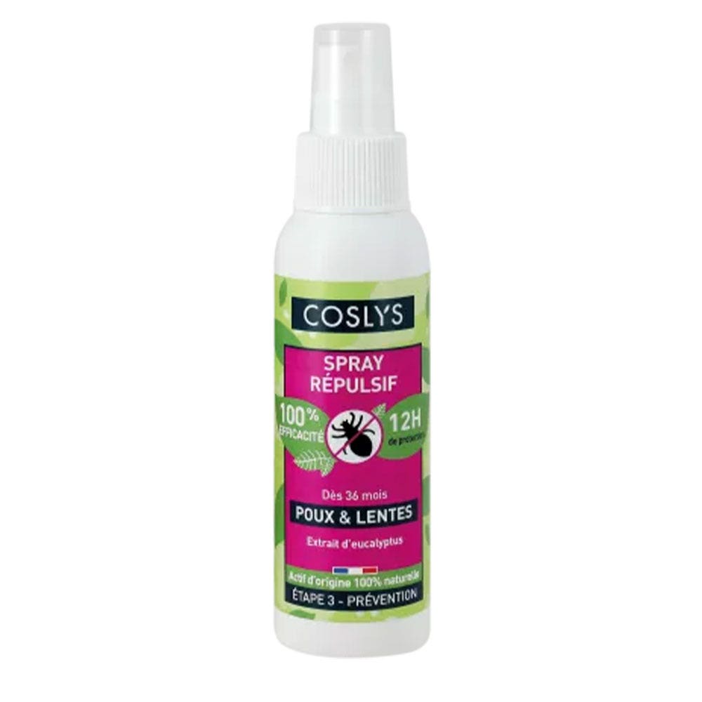 Coslys Repellent Spray Lice And Nits Poux et Lentes Dès 36 Mois ...