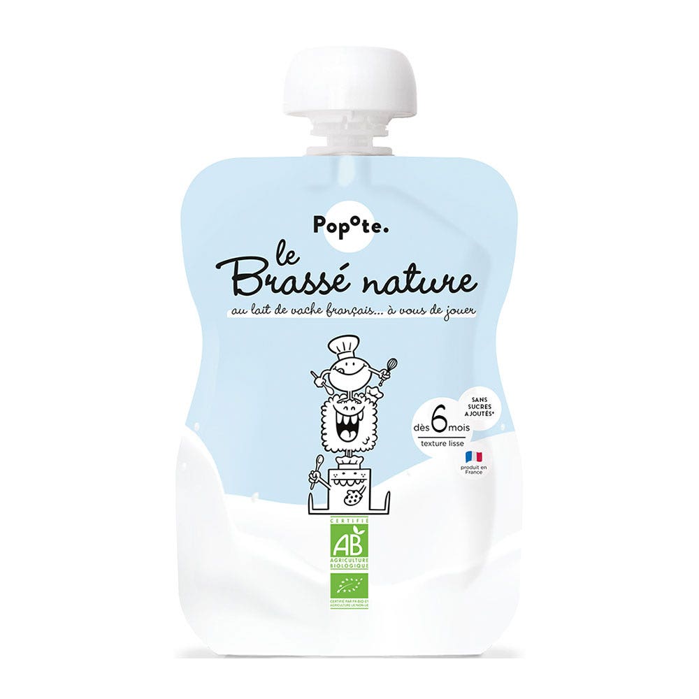 Popote Dairy Flask From 6 Months 100g - Easypara