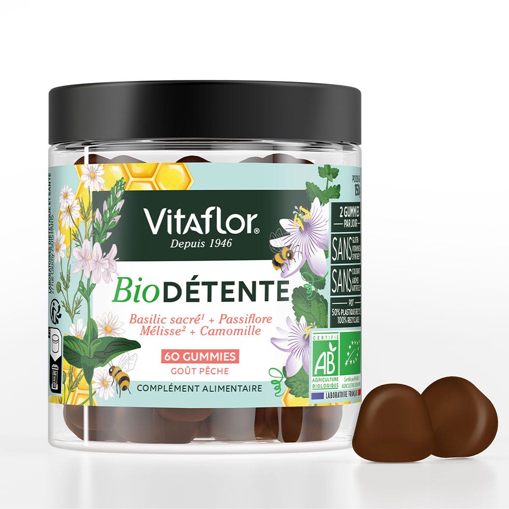 Vitaflor Bio Détente 60 Gummies - Easypara