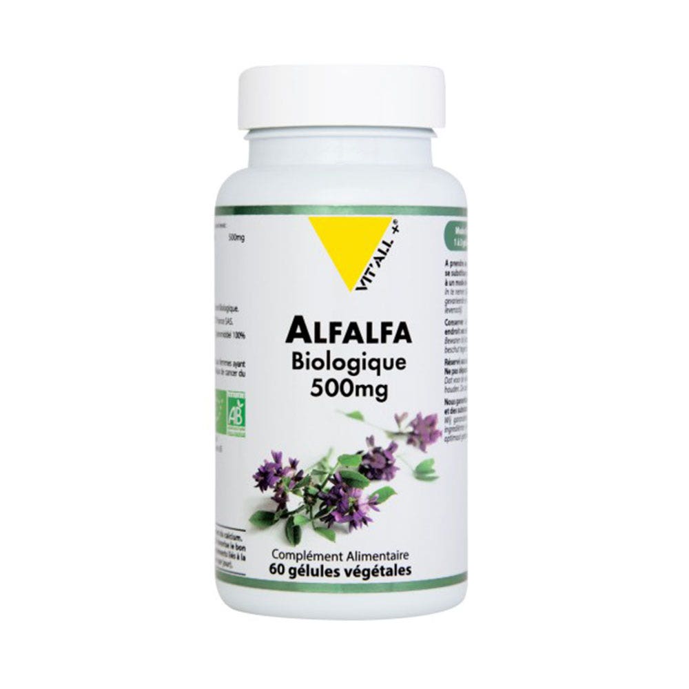 Vit'All+ Alfalfa Bioes 60 Gelules 500mg - Easypara
