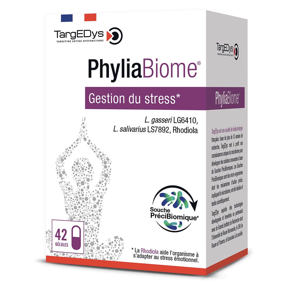Targedys PhyliaBiome® Stress Management 42 capsules - Easypara