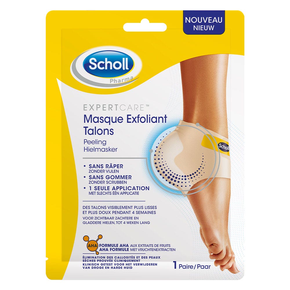 Scholl Expert Care Exfoliating Heel Masks 1 Pair - Easypara