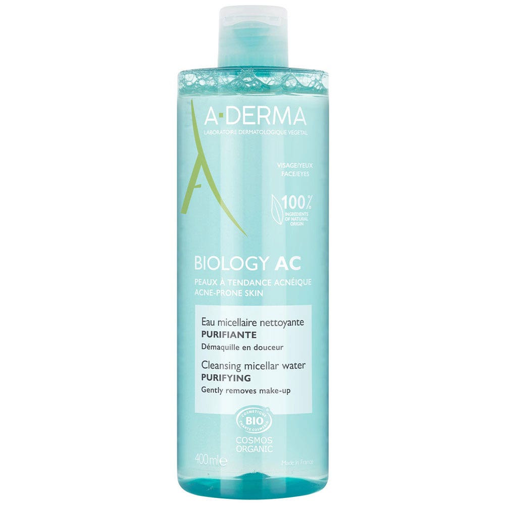 A-Derma Biology AC Purifying Micellar Water Bio 400ml - Easypara
