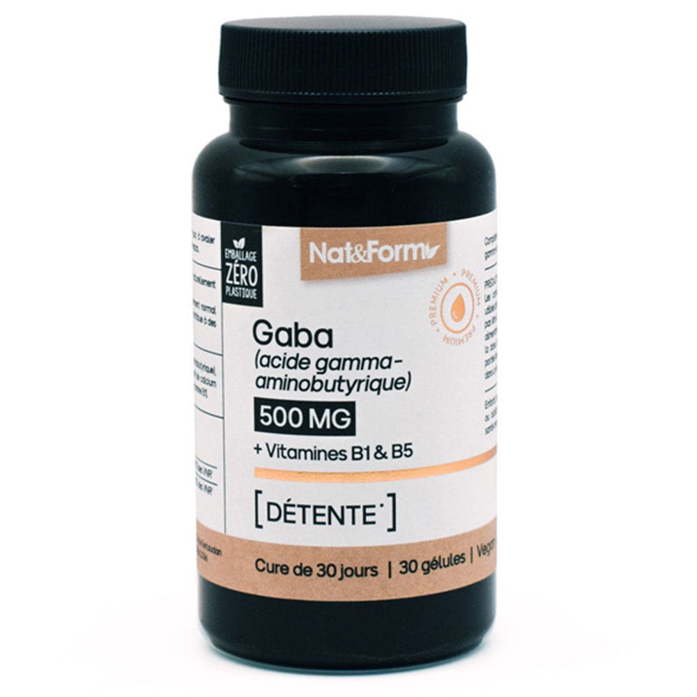 Nat&Form Gaba 30 capsules - Easypara