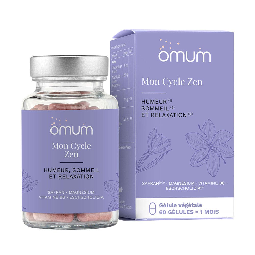 Omum My Zen Cycle Menstrual Emotional Balance 60 capsules - Easypara