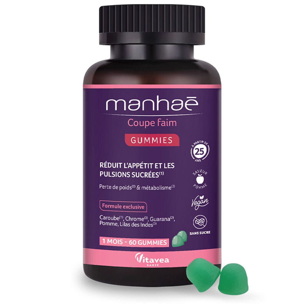 Manhaé Hunger Cup 60 Gummies - Easypara