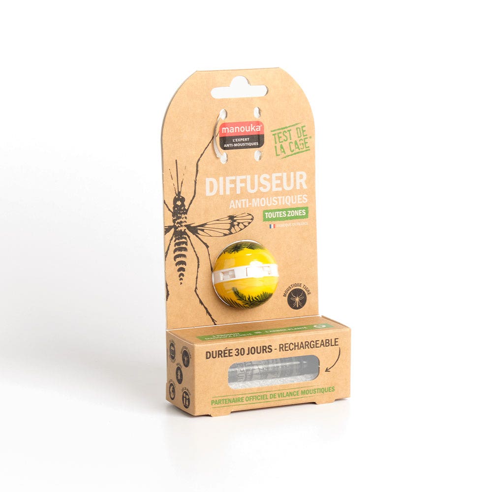 Manouka Boule Diffuseur Anti Moustiques Toutes Zones Dès 36 Mois - Easypara