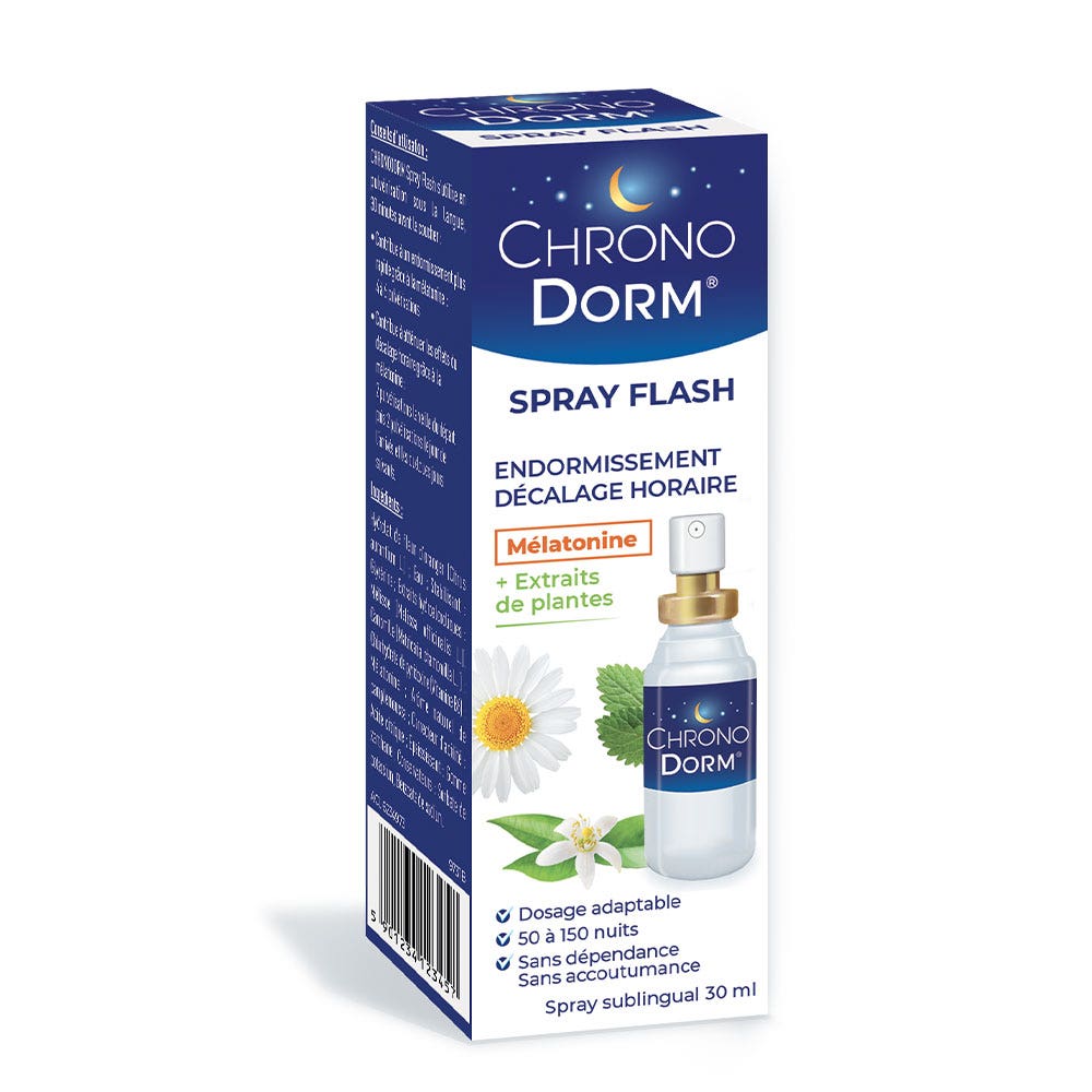 Chronodorm Flash Melatonin Spray 30ml - Easypara