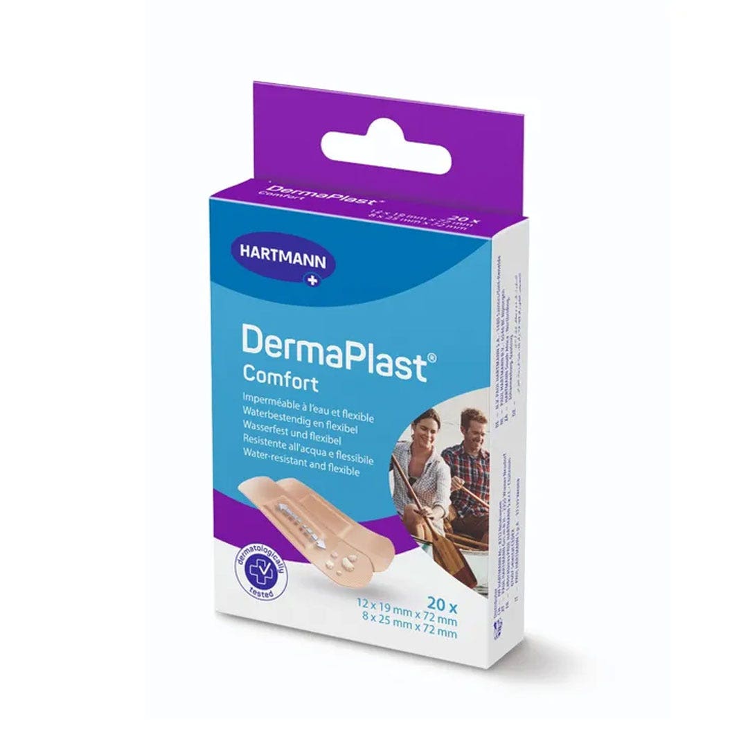 Hartmann Dermaplast Les Classiques Comfort Plasters 2 Sizes X20 - Easypara