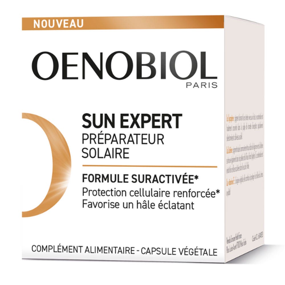 Oenobiol Sun Expert Tan Enhancer 30 Capsules - Easypara