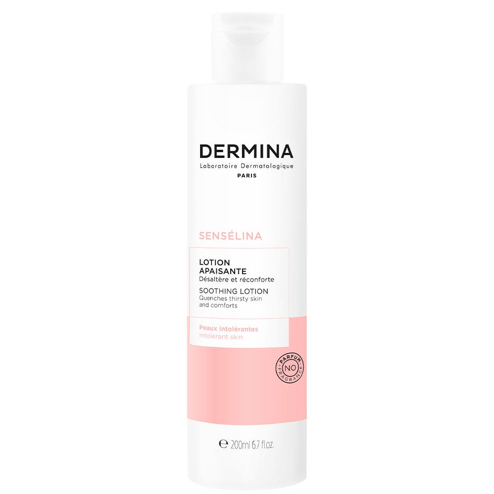 Dermina Senselina Soothing Lotion Intolerant And Sensitive Skins 200ml ...