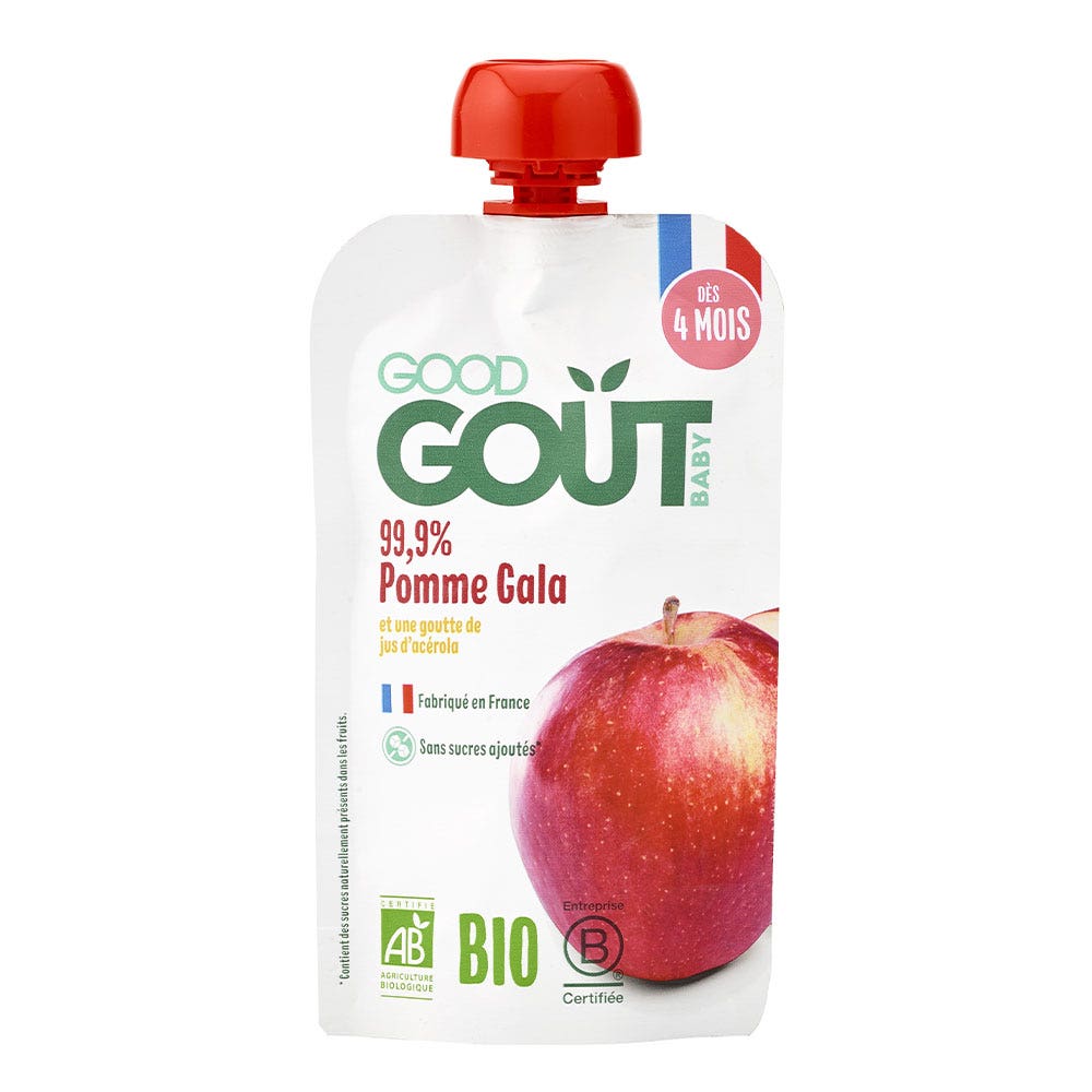 Good Gout Organic Fruit bottle From 4 Months 120g - Easypara